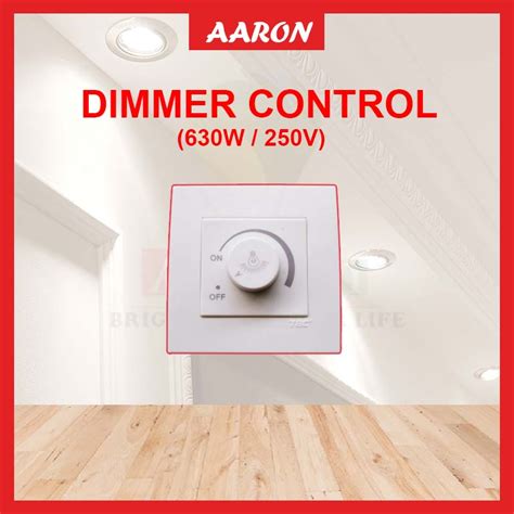 Dimmer Control Switch 110240v Aaron Shop Shopee Malaysia