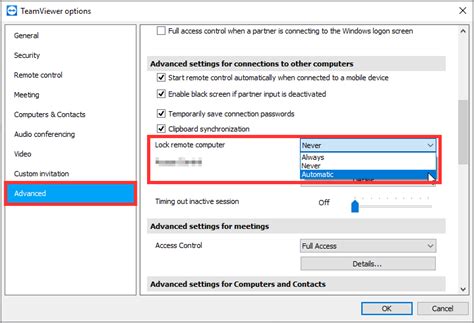 Disable Lock On Session End Teamviewer Support