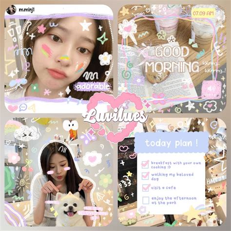 Minju Moodboard Scribble By Luvilues And Luvideas On Telegram Seni