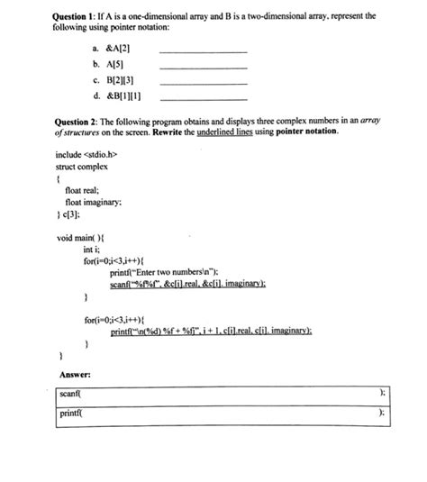 Solved Question 1 If A Is A One Dimensional Array And B Is