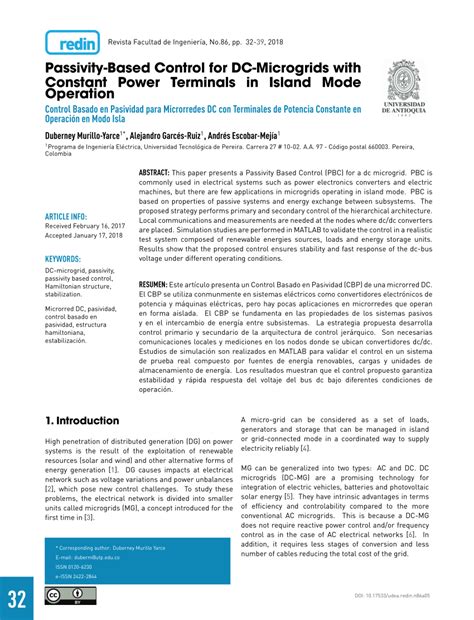 Pdf Passivity Based Control For Dc Microgrids With Constant Power