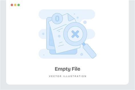 Premium Vector Empty File