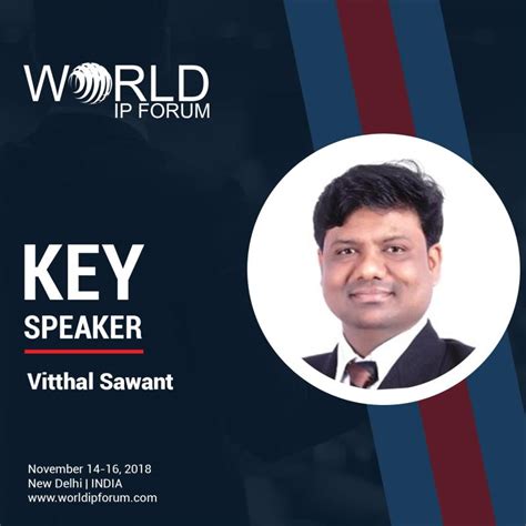 Jeet Agarwal On Linkedin World Ip Forum Welcomes Vitthal Sawant 46