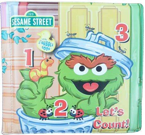 Sesame Street Elmos World Bath Time Bubble Books Featuring Elmo Set