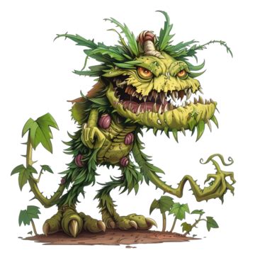Cartoon Monster Plant Man Eating Plant PNG Transparent Image And Clipart For Free Download