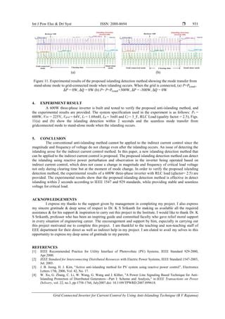 Grid Connected Inverter For Current Control By Using Anti Islanding Technique PDF