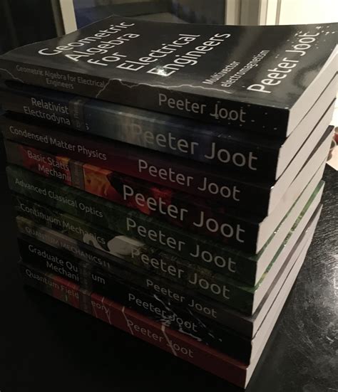 Peeter Joot S Blog My Collection Of Peeter Joot Physics Paperbacks
