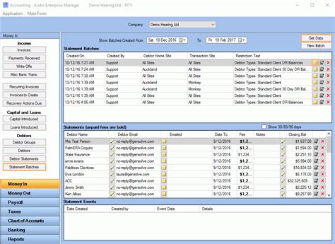 Aem Support Centre How To Email Statement Batches