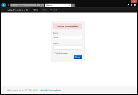 Um Programador Metido A Designer Seu Primeiro Site Em Aspnet Mvc