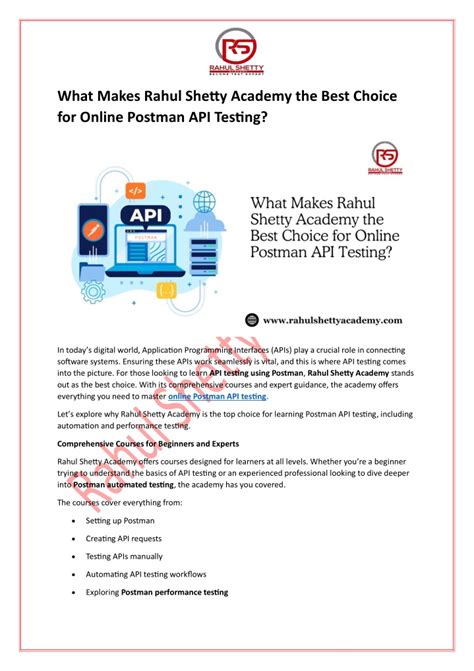Ppt What Makes Rahul Shetty Academy The Best Choice For Online
