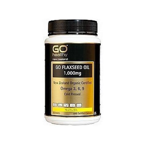 Find The Best Price On Go Healthy Go Flaxseed Oil 1000mg 440 Capsules