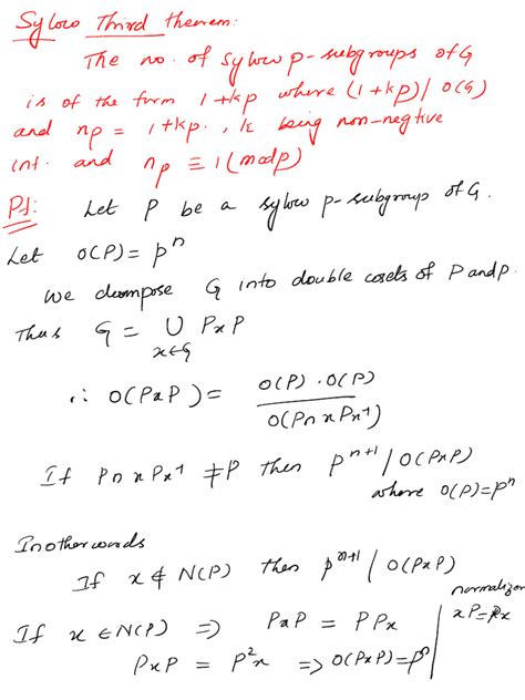 Sylow Pdf