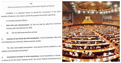 Constitution 26th Amendment Draft Bill Complete Pdf Copy Pakistan