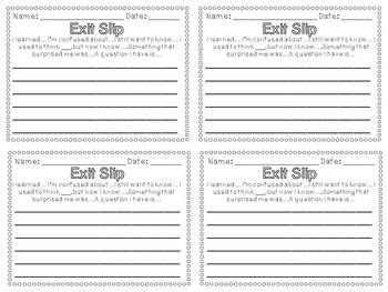 Exit Slip Template RAVISHING TEMPLATES