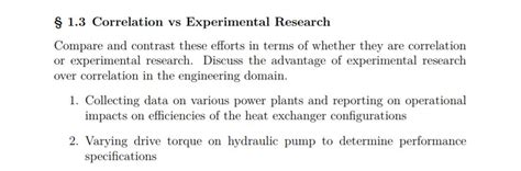 Solved S 13 Correlation Vs Experimental Research Compare