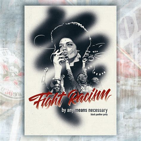 Fight Racism Poster Fire And Flames Music And Clothing