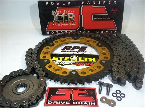 2022 2025 Kawasaki Klr650 Gold Jt Z3 Oem 520 X Ring Chain And Sprockets
