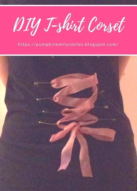 Diy T Shirt Corset Pumpkin Emily