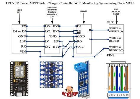 Arduino Esp32 Esp8266 Rs485 Scc Mppt Epever Tracer 48 Off