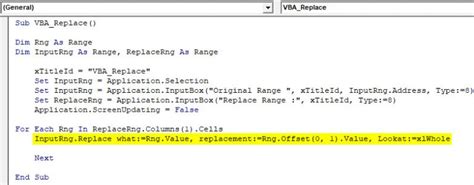 Vba Replace Function How To Use Excel Vba Replace Function