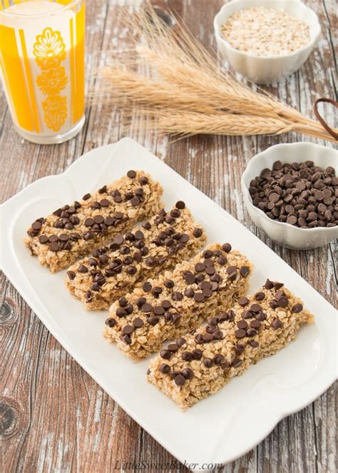 Homemade Chocolate Chip Granola Bars Banana Chocolate Chip Granola