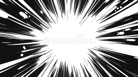 Comic Explosion Effect For Superhero Action Dynamic And Energetic Stock Illustration