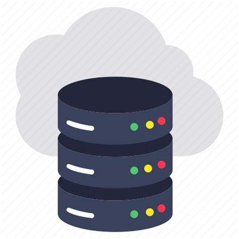cloud database dataserver db icon download on iconfinder
