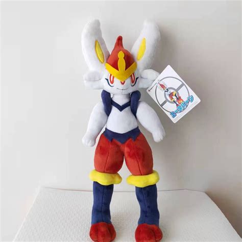 Pokemon Original Cinderace Plush Toy Stuffed Toys Doll Doll A Birthday