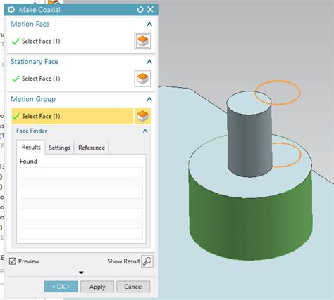 Make Coaxial In Synchronous Modeling Cad Tips