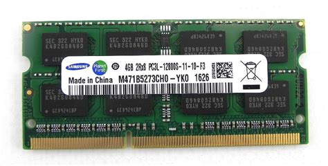 Модуль оперативной памяти Samsung для ноутбука 4Gb 2Rx8 PC3L-12800S ...