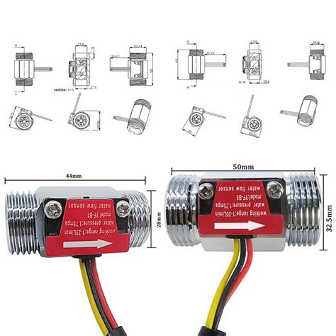 Water Hall Sensor Meter Multi Convenient Small Siz Grandado