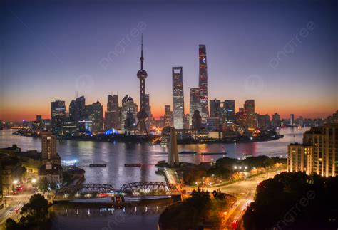 上海黃浦江陸家嘴旅遊夜景背景圖桌布圖片免費下載 Pngtree