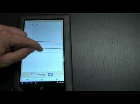 Adding Notes To Evernote Using Handwrite Handwriting App Kindle Fire Tablet App