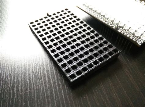 how to make a diffusor for your led matrix 7 steps instructables