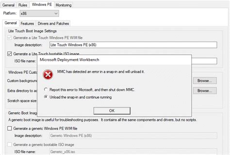 microsoft deployment toolkit mdt configuration with unforeseen