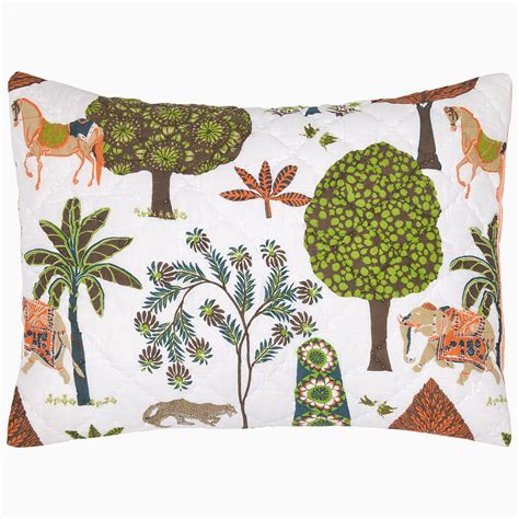 Vivaan Sand Quilted Sham Gdc Home
