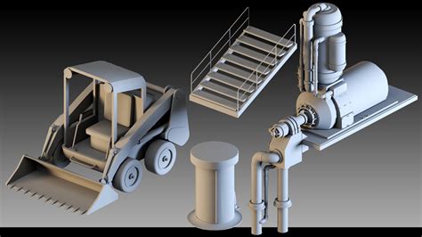 Artstation 50 Coal Mining Props Resources