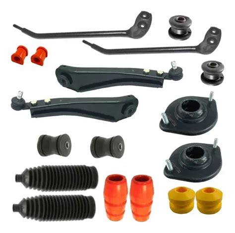 Kit Horquillas Bases Barras Goma Rebot Chevy Monza 1 6 98 12 Meses Sin Interés