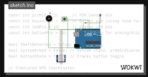 Anti Theft Wokwi Esp32 Stm32 Arduino Simulator