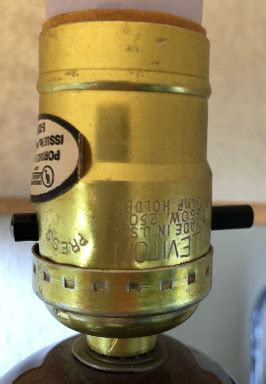 Max Watt Bulb For An Old W V Table Lamp Electrical Engineering Stack Exchange
