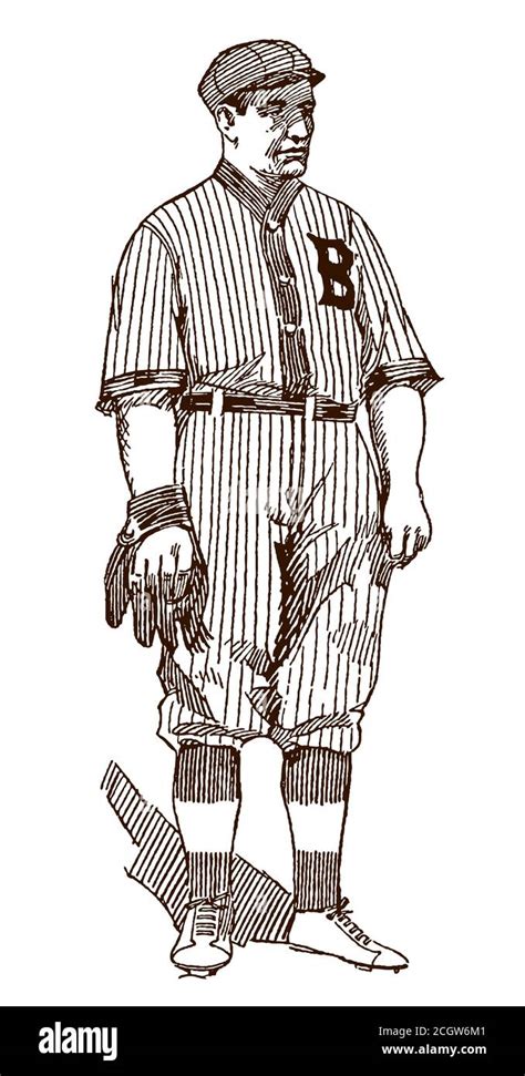 Early Baseball Game Stock Vector Images Alamy