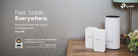 TP Link Deco M3 Mesh WiFi System Up To 4 500 Sq Ft Whole Home Covera Click Com Bn
