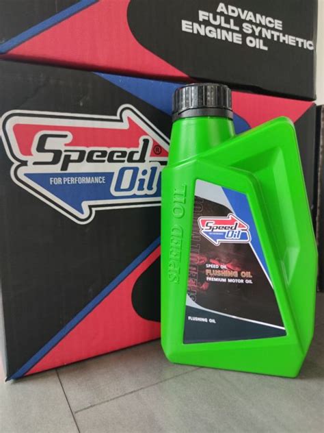 Flushing Oil น้ำมันสำหรับล้างเครื่องยนต์ Speed Oil ขนาด 0 8 ลิตร Th