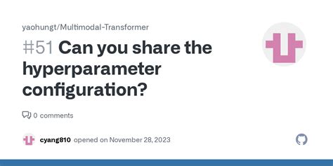 Can You Share The Hyperparameter Configuration Issue Yaohungt Multimodal Transformer