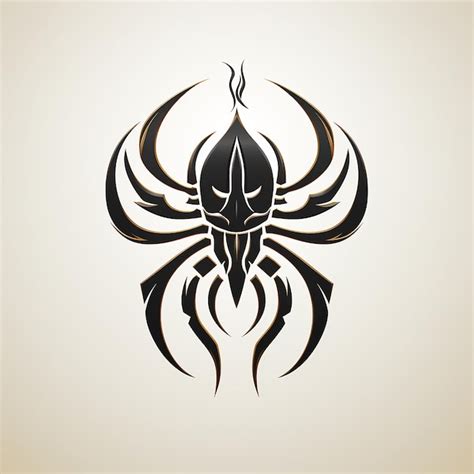 Premium Ai Image Design A Minimalist Illustration Of The Scorpio
