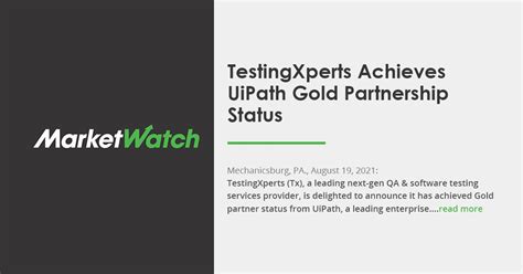 Testingxperts On Linkedin News Testingxperts Uipathgoldparter
