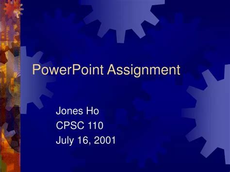 Ppt Powerpoint Assignment Powerpoint Presentation Free Download Id