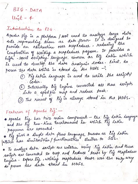 Big Data Unit 4 Complete Pdf