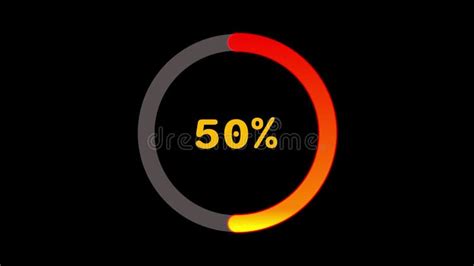 progress bar animation five pack sunset sky orange cloud on sea with