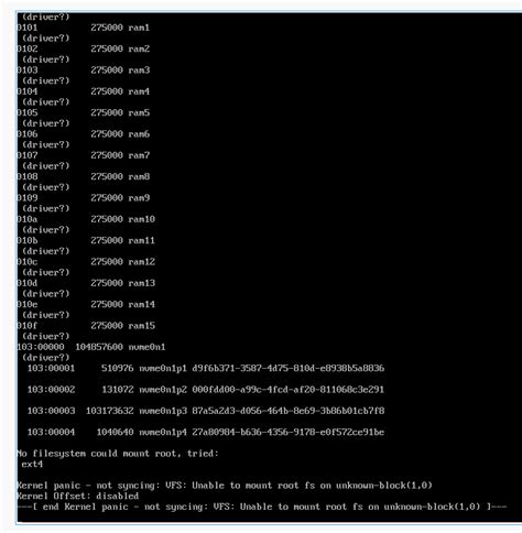 Kernel Panic Unable To Mount Root Fs On Unknown Block Fog Project